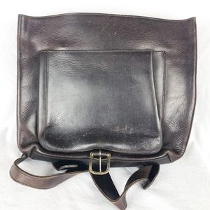 Handmade | Bags | Handmade 0 Genuine Leather Backpack With Brass | Poshmark